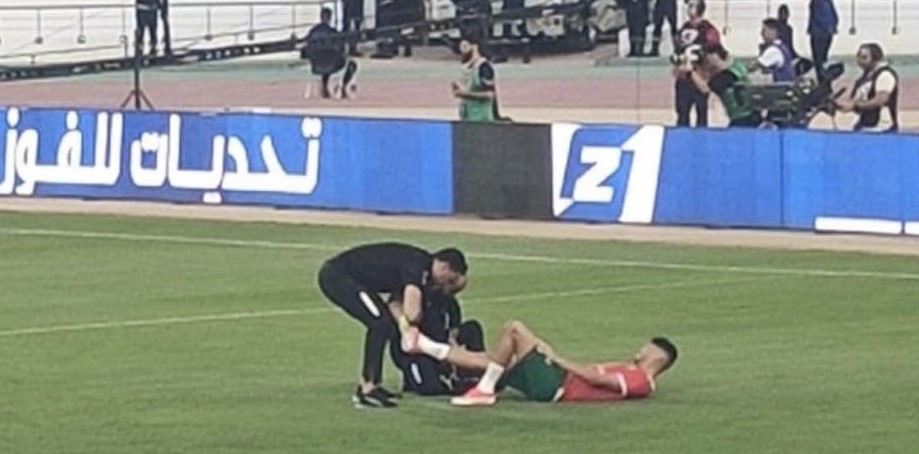 الكشف على نوعية اصابة أشرف داري - Hadaf 24