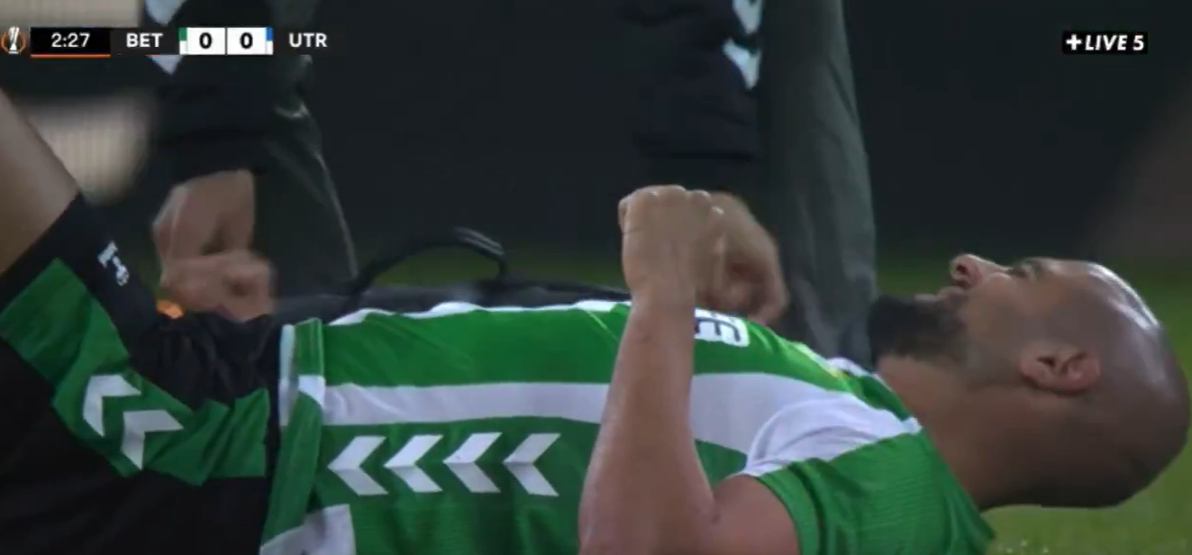 فيديو اصابة سفيان أمرابط في الدوري الأوروبي - Hadaf 24